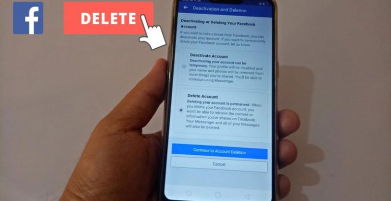 Cum sa sterg profilul de Facebook - Leonard III